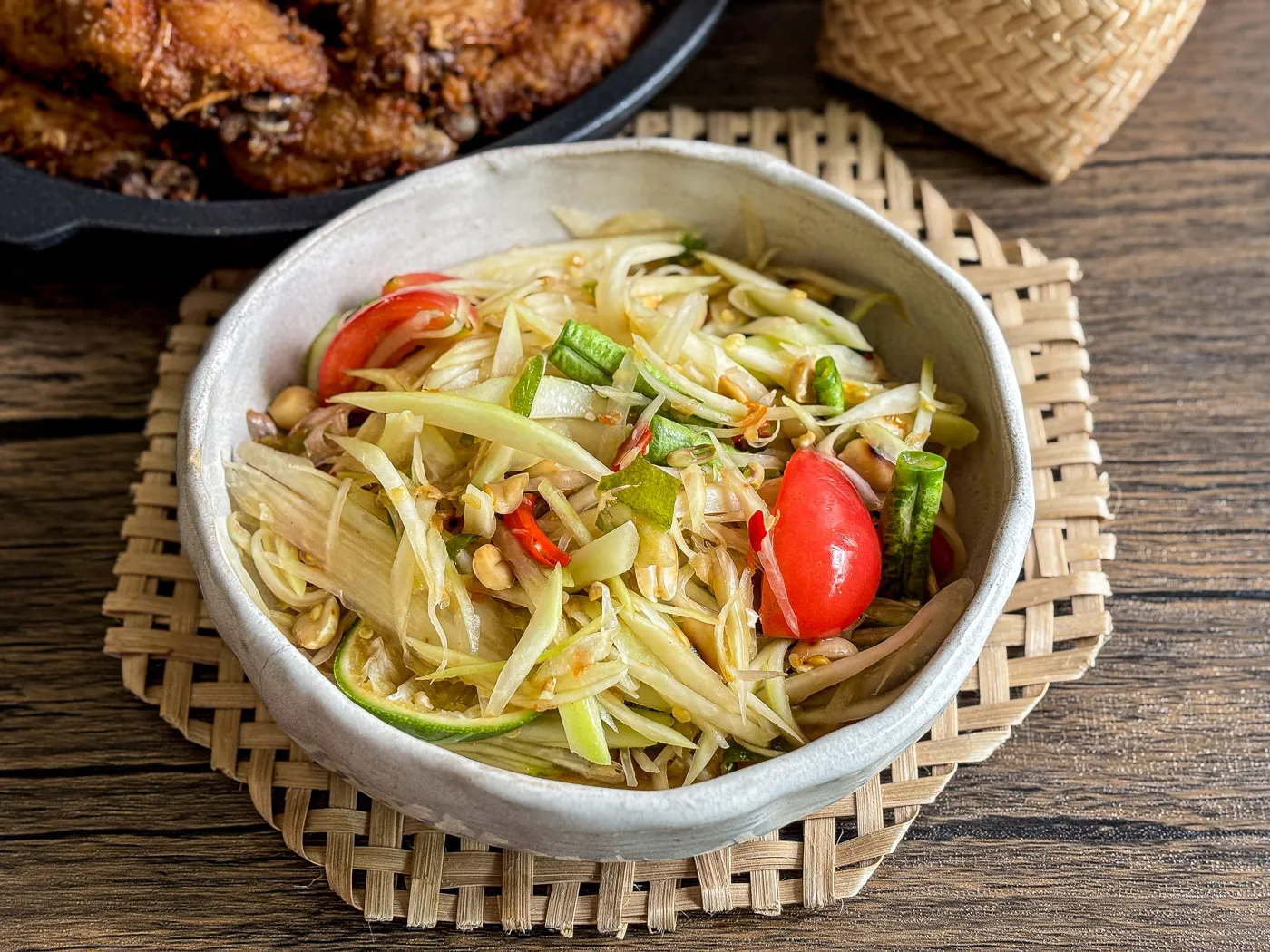 Authentic Thai Papaya Salad Recipe (Som Tam)